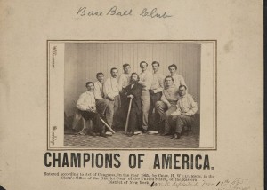 This may be the earliest film of a baseball game made in 1898 ...