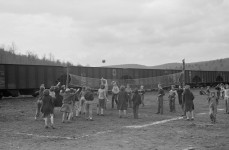 Images of a 1939 coal-mining town’s playground for children (vintage ...